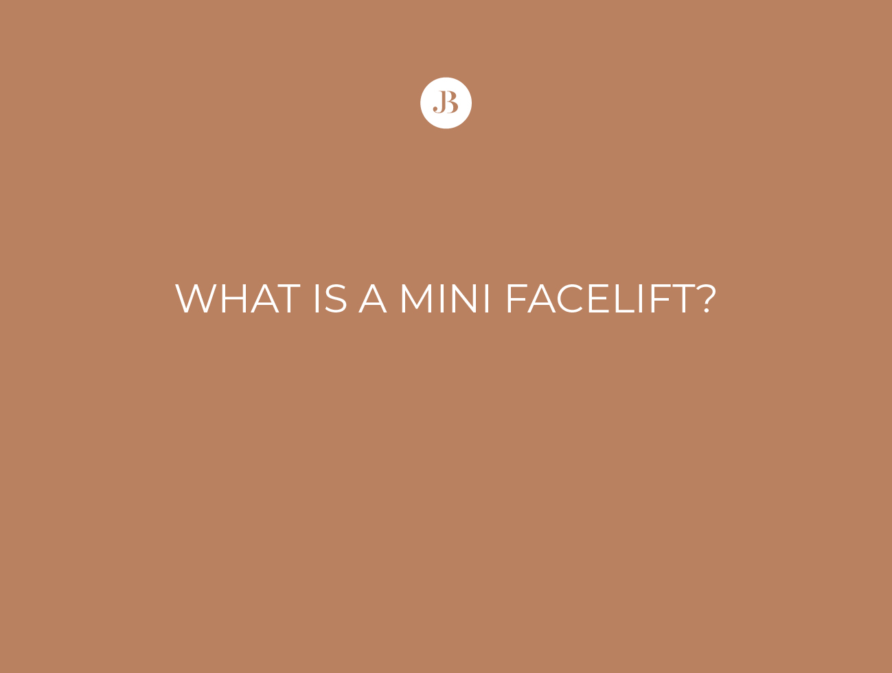 What is a Mini Facelift? - The official site of Mr Jonathan Britto ...